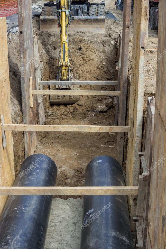 Trench for heat pipes Stock Photo by ©kataklinger 53471883