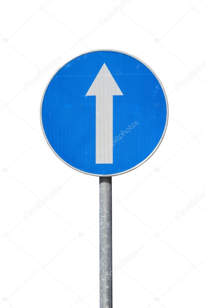 Blue direction sign Stock Photo by ©kataklinger 67023159