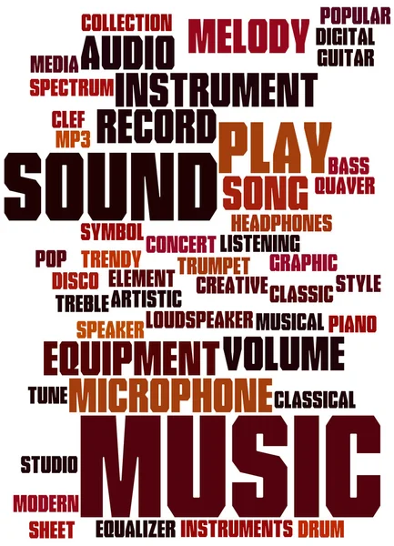 Music word collage fotos de stock, imágenes de Music word collage sin ...