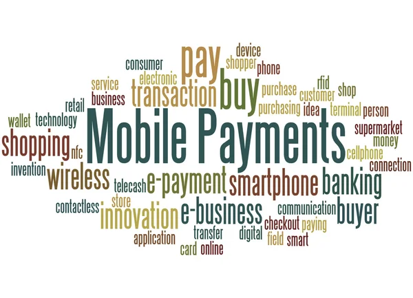 Electronic Transaction, word cloud concept 3 — Stock Photo ...