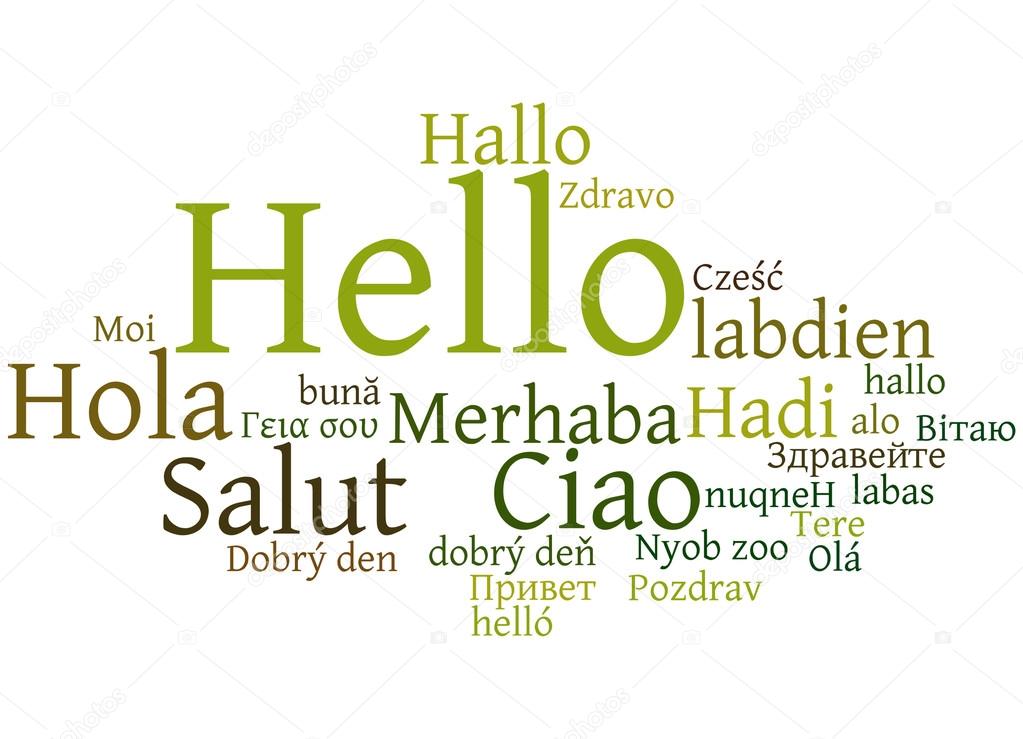 Hello, in different languages 8 Stock Photo by ©kataklinger 97788574