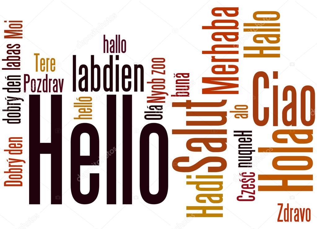 Hello, in different languages — Stock Photo © kataklinger #97788628