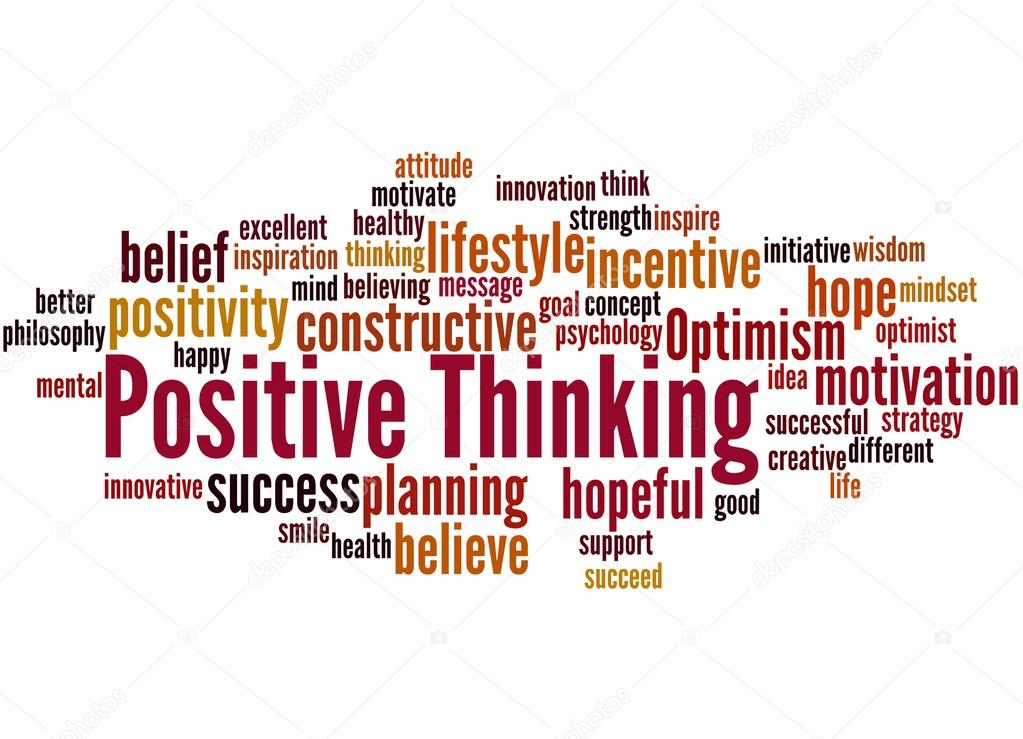 Positive Thinking, word cloud concept 3 — Stock Photo © kataklinger ...