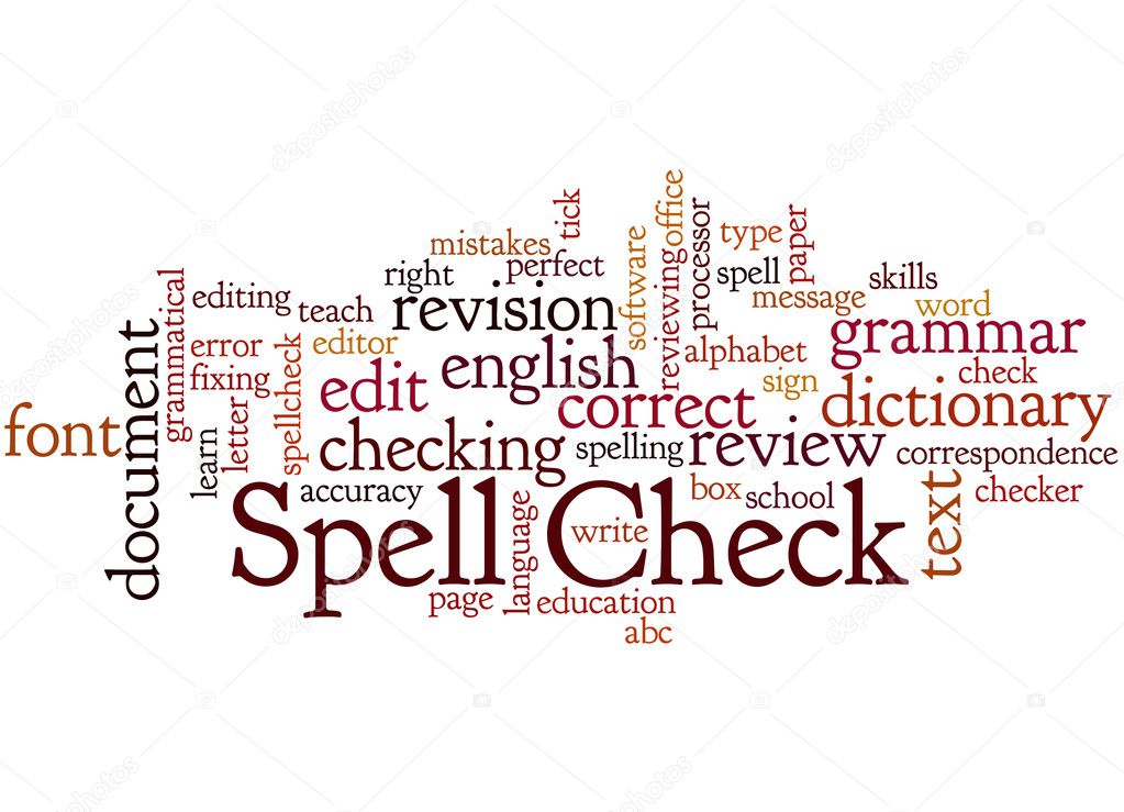 Spell Check, word cloud concept 9 — Stock Photo © kataklinger #97794052