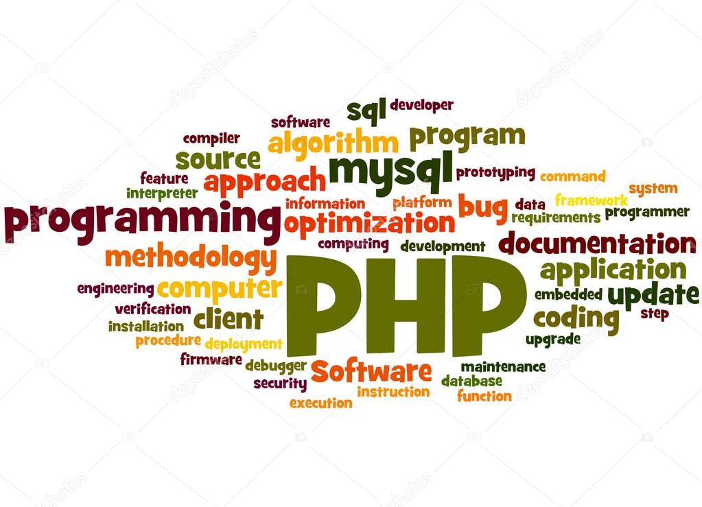 PHP programming, word cloud concept 7 — Stock Photo © kataklinger #99294644