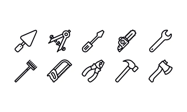 Tools line drawing Vector Art Stock Images | Depositphotos
