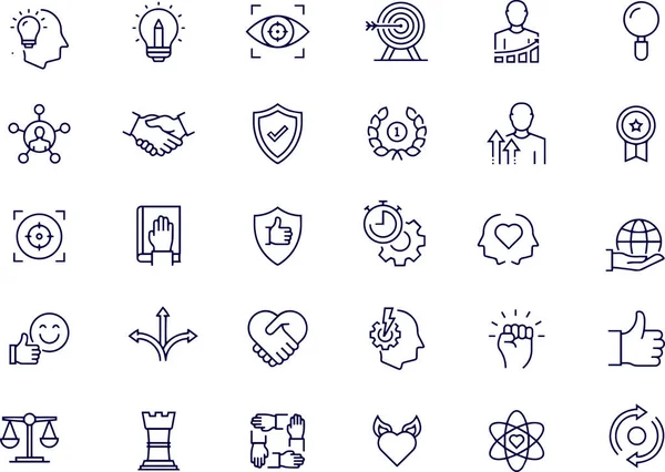 Core Values Icons Vector Design Stock Vector by ©medtazi2000 446142258