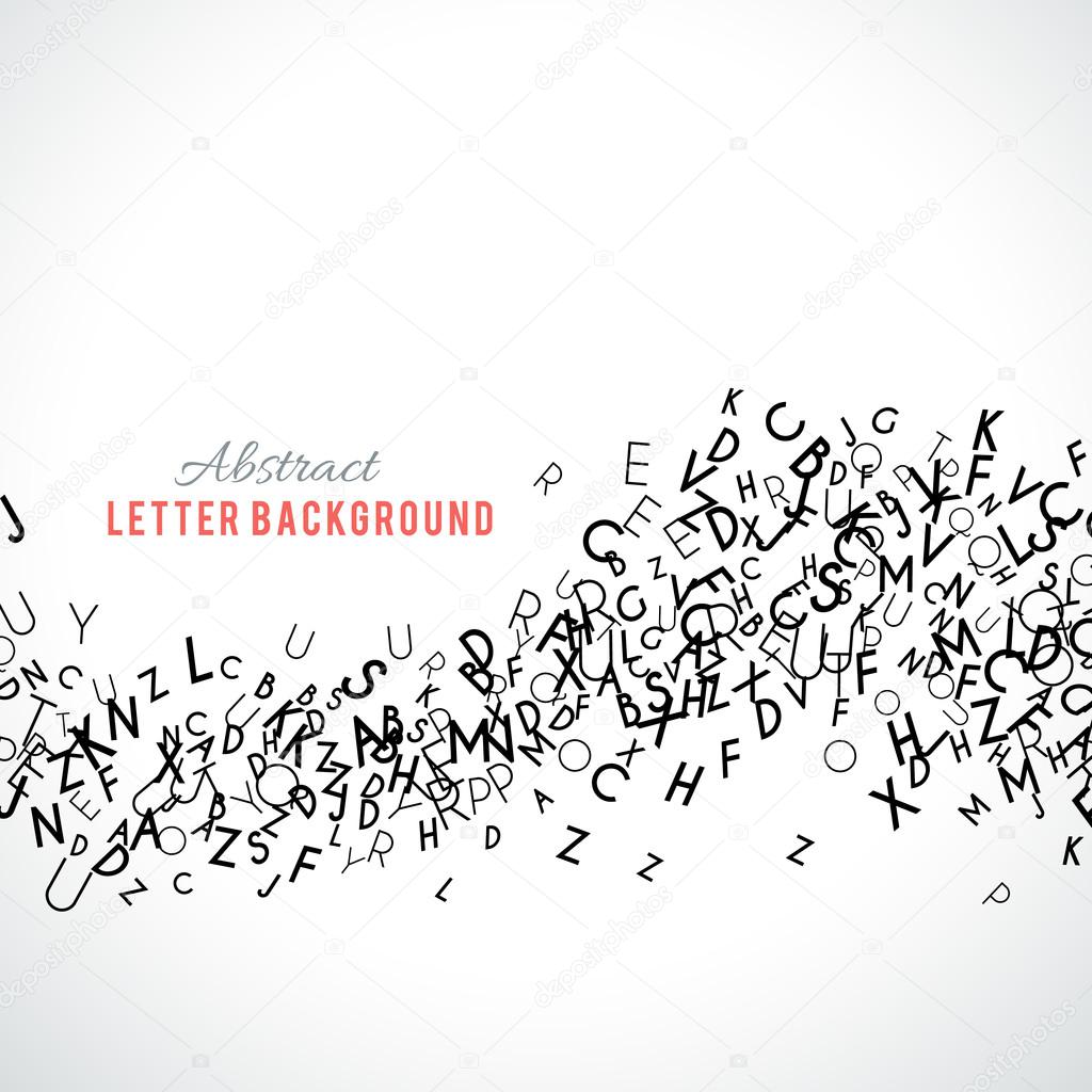 Marco de ornamento de alfabeto negro abstracto aislado sobre fondo ...