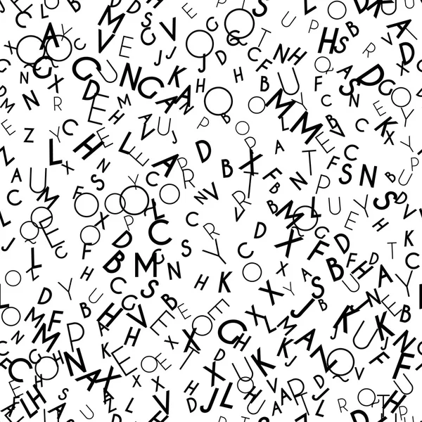 Random letters seamless pattern Stock Vector Image by ©Kannaa #103757200