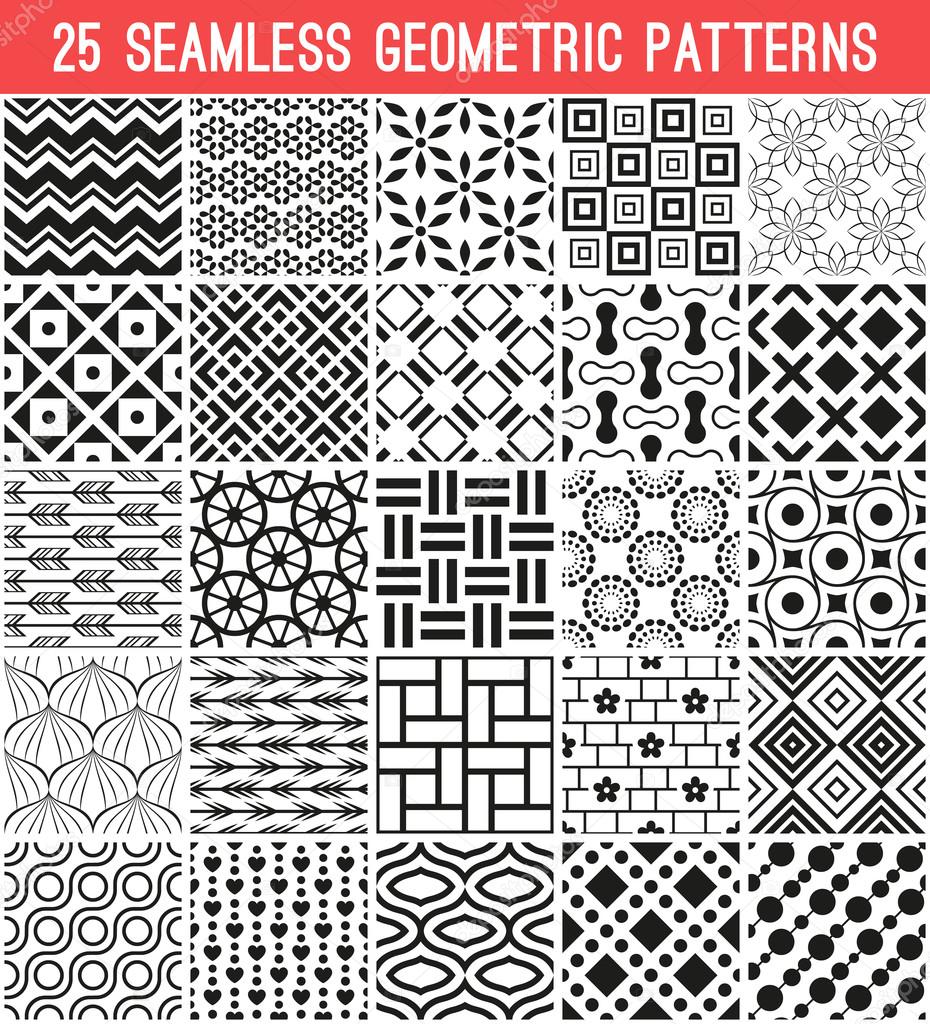 Universal different vector seamless patterns Stock Vector Image by ...