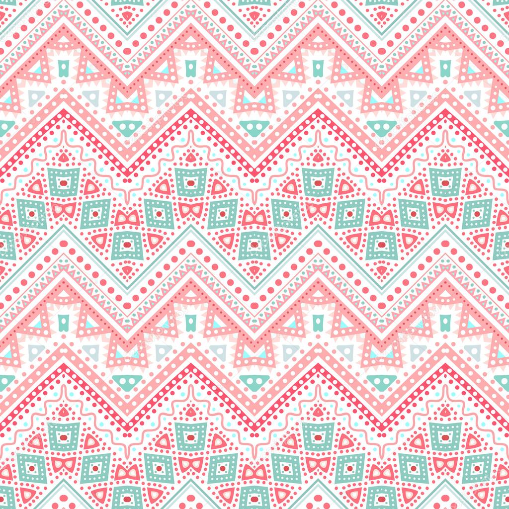 Tribal ethnic zig zag pattern. Vector illustration — Stock Vector ... Tribal ethnic zig zag pattern. Vector illustration — Stock Vector ...