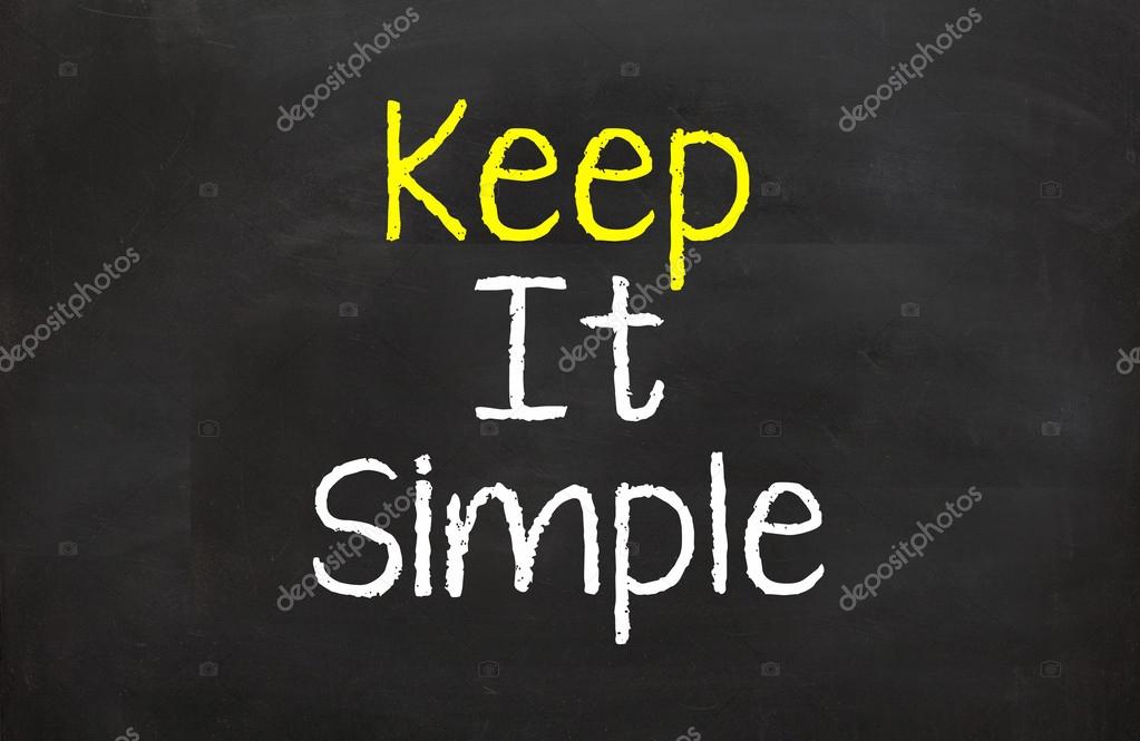 Keep it Simple Stock Photo by ©b11mdana 63137719