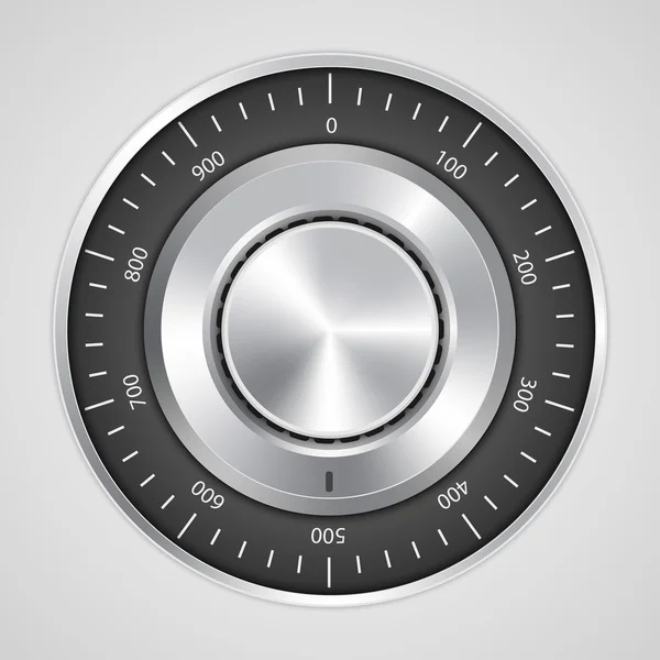 Combination lock wheel — Stock Vector © ctermit #12079529