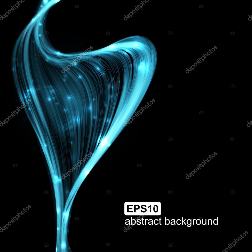 Abstract light wave futuristic background. Vector illustration. Stock ...
