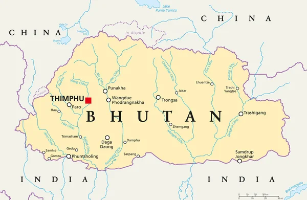 Mapa de bután imágenes de stock de arte vectorial | Depositphotos