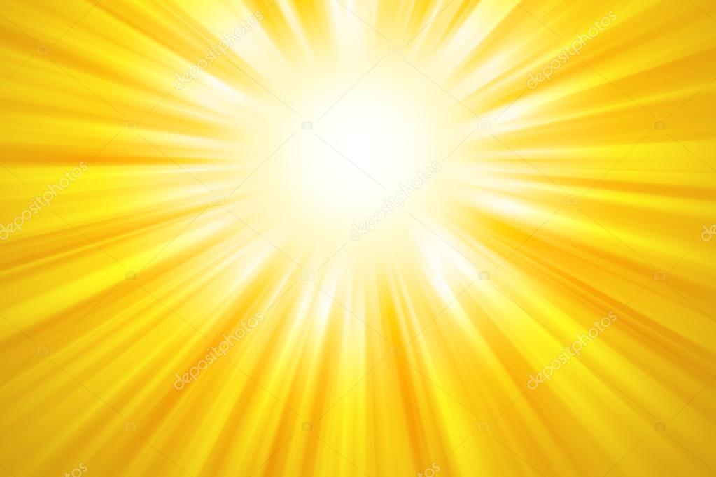 Yellow Sun Rays Wallpaper