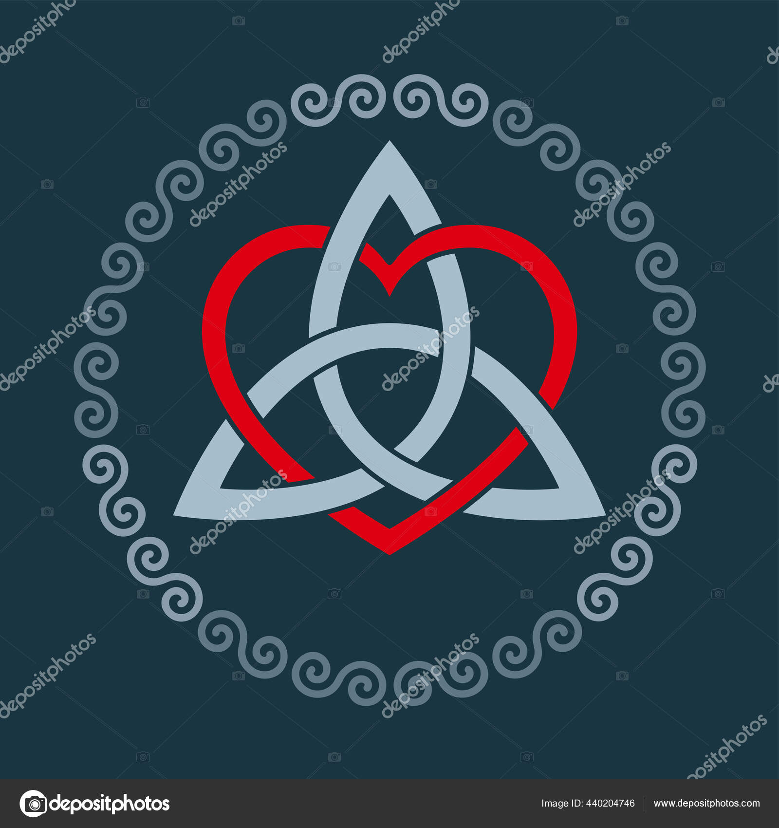 Corazón De Triquetra
