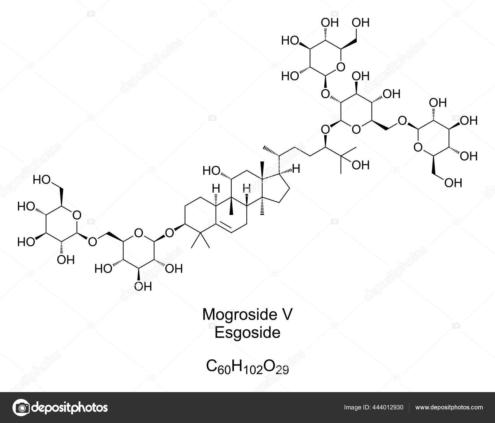Mogroside Esgoside Chemical Formula Structure Main Component Monk Fruit ...