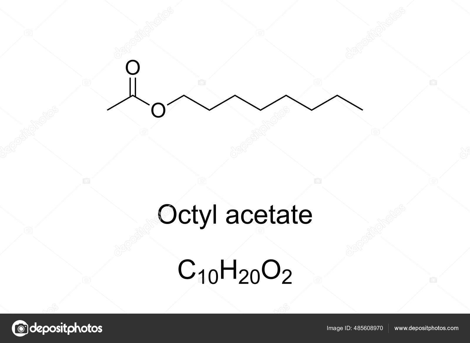 Octyl Acetate Structure