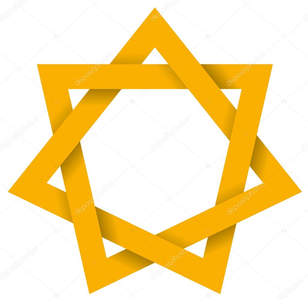 Gold Heptagram 3D Stock Vector by ©Furian 53556035