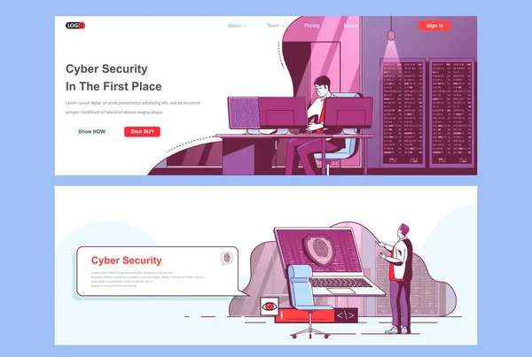 100,000 Cyber security header Vector Images | Depositphotos