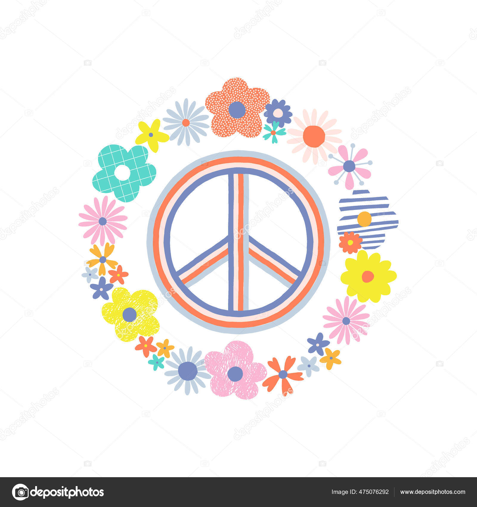 Cute Peace Sign Clipart