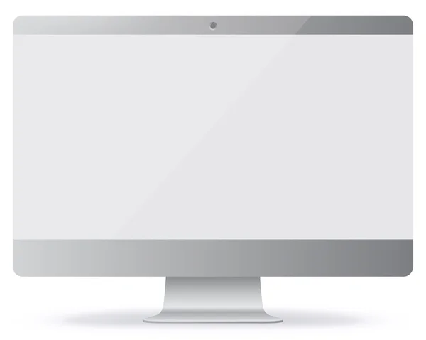 Computer Monitor Vector Illustration. Stock Vector Image by ©CanYesil ...