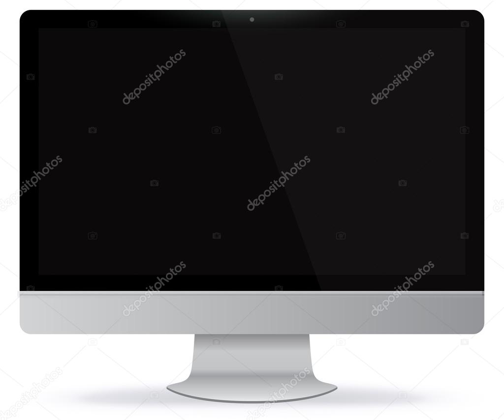 PC Monitor Vector Ilustración . Vector de stock por ©CanYesil 120677290