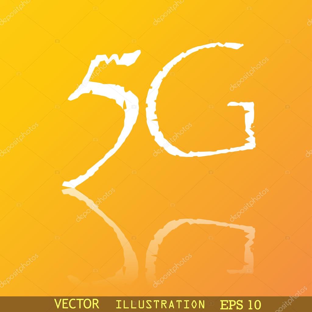 5G icon symbol ⬇ Vector Image by © Logvinyk | Vector Stock 56753795
