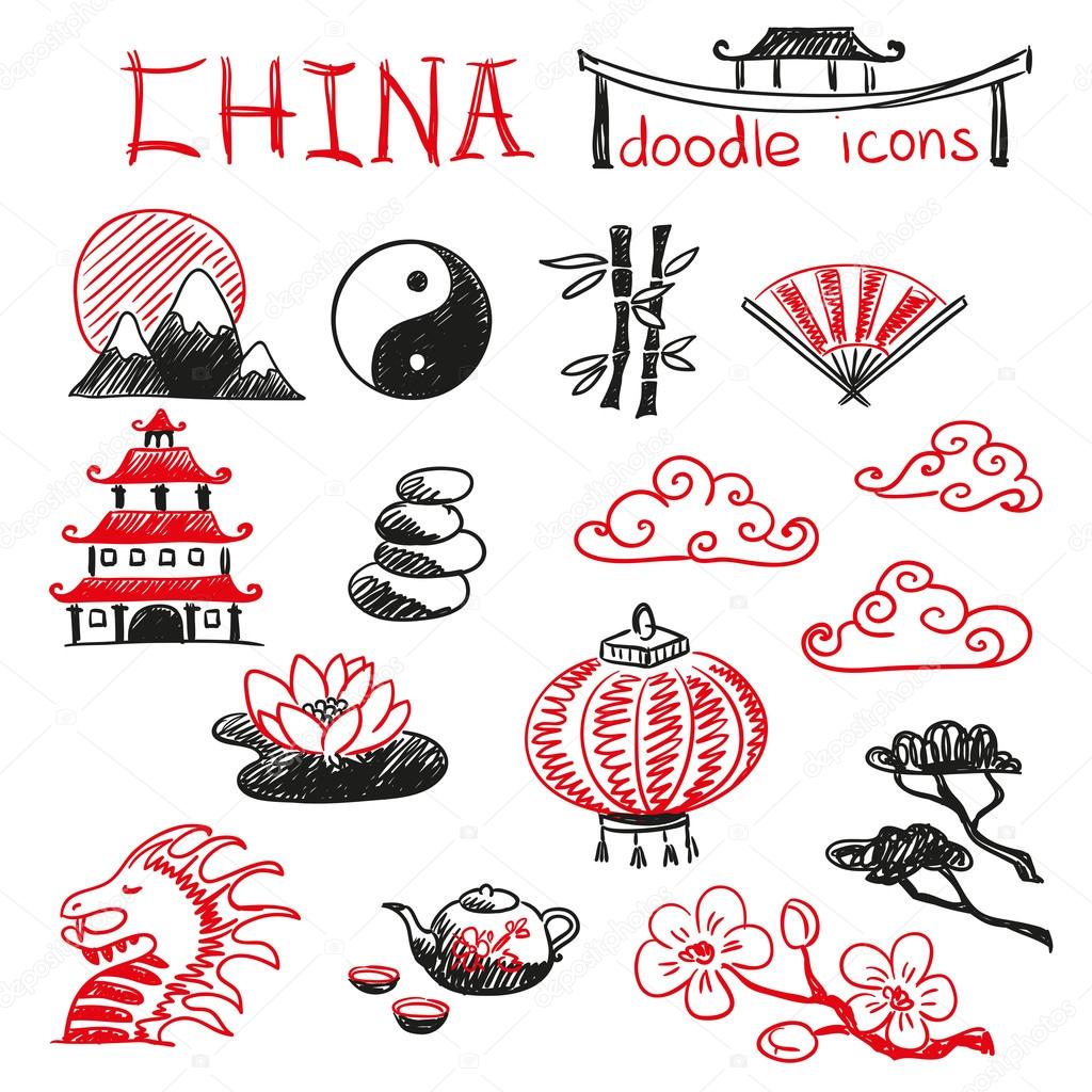 Set of China icons Stock Vector Image by ©Utro-na-more #54290939
