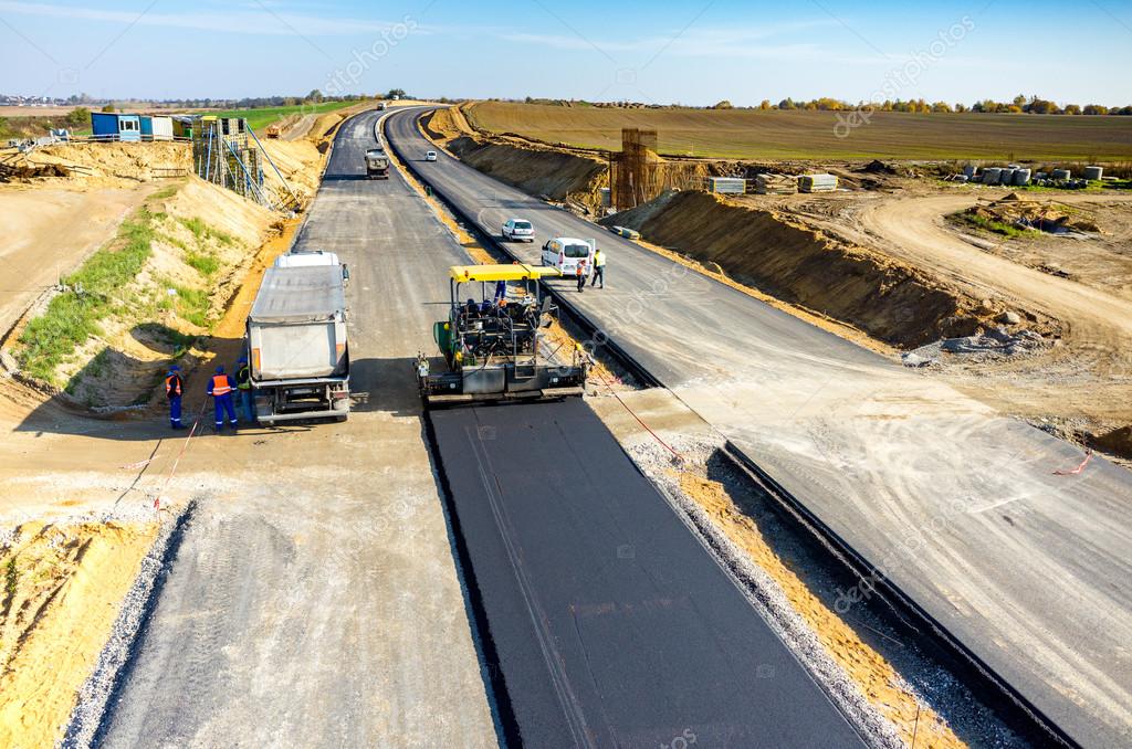 New road construction — Stock Photo © Stockr #91417012