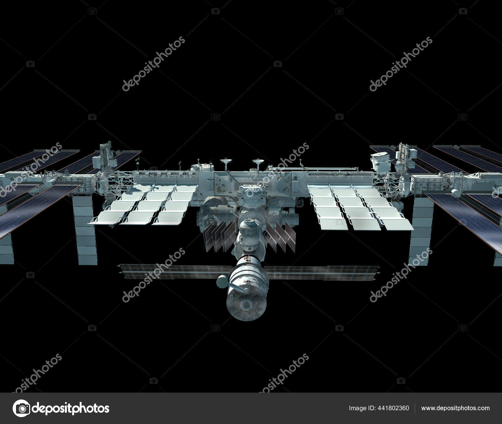 Rendering International Space Station Isolation Path Included File ...