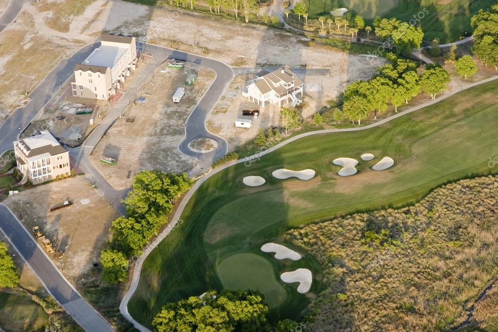 New development on golf course Stock Photo by ©Wollwerth 63425883