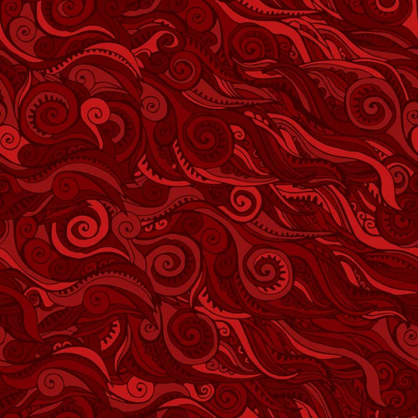 Vector Color Abstract Hand Drawn Decorative Ornamental Seamless Pattern