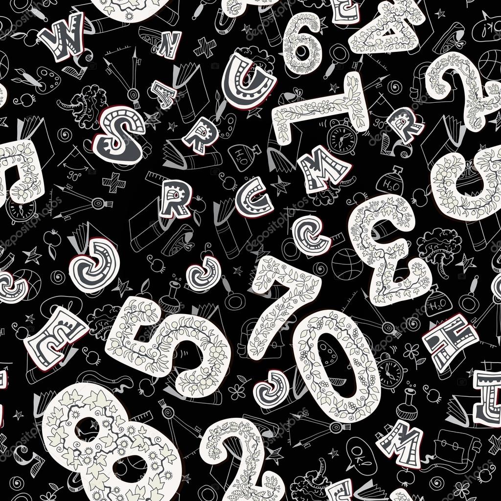 De vuelta a la escuela. Patr n sin costuras. Ilustraci n vectorial. 2024