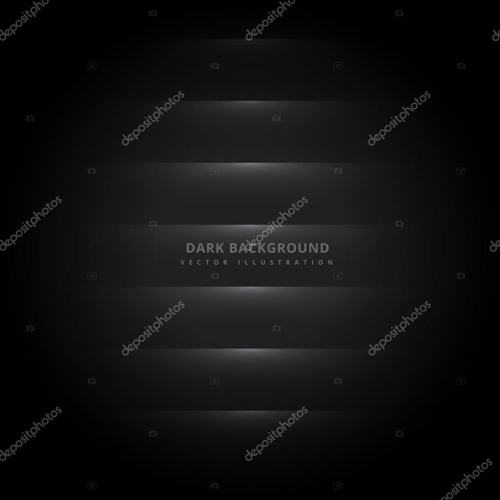 Dark black abstract background vector illustration Stock Vector by ...