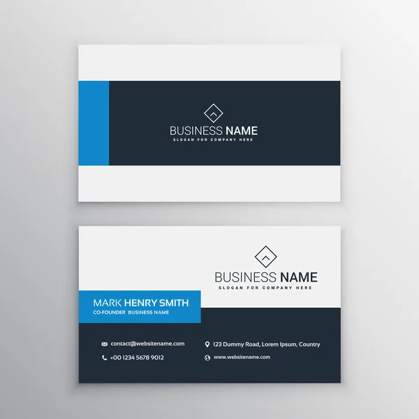 clean minimal business card template - Stock Image - Everypixel