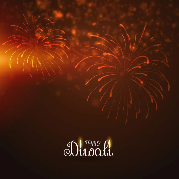Happy diwali fireworks Vector Art Stock Images | Depositphotos