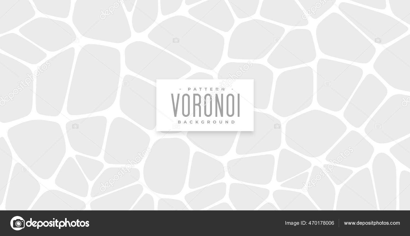 Classic Voronoi Pattern Abstract Background Stock Vector Image by ...