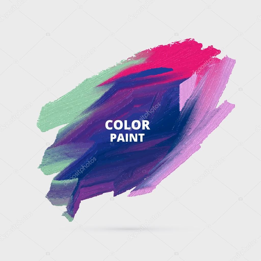 Watercolor paint smudge Stock Vector Image by ©StarLine #88456464