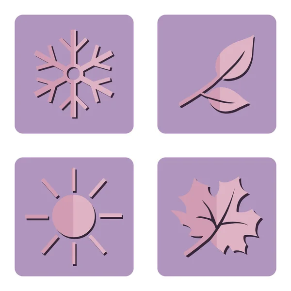 Sketch Season Icons — Stock Vector © nikiteev #59700933