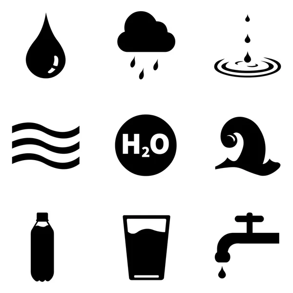 Water signs icons and symbols Stock Vector Image by ©alisher #18878883