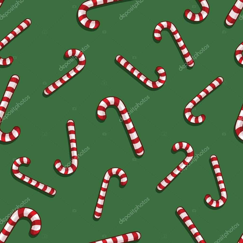 Candy Cane Pattern Background