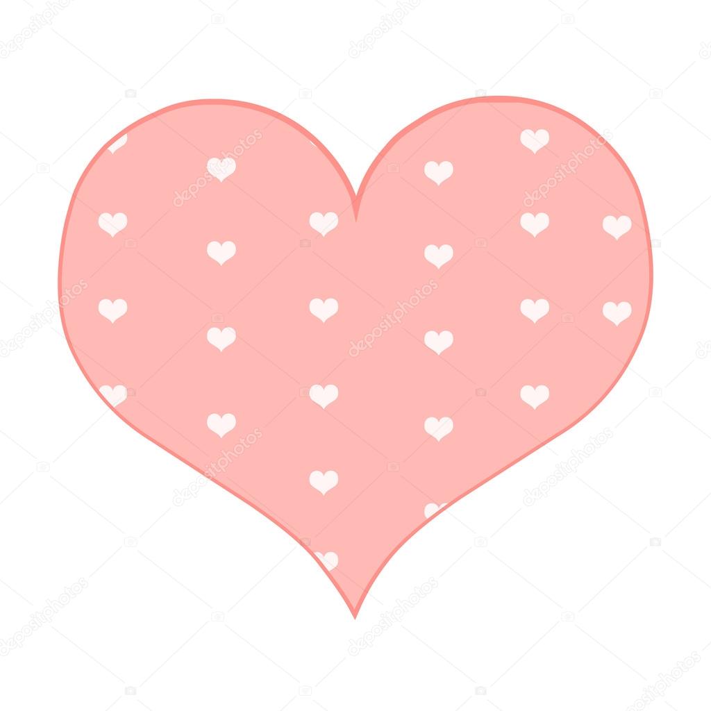 Vector de dibujos animados corazón rosa Vector de stock por ©nikiteev ...