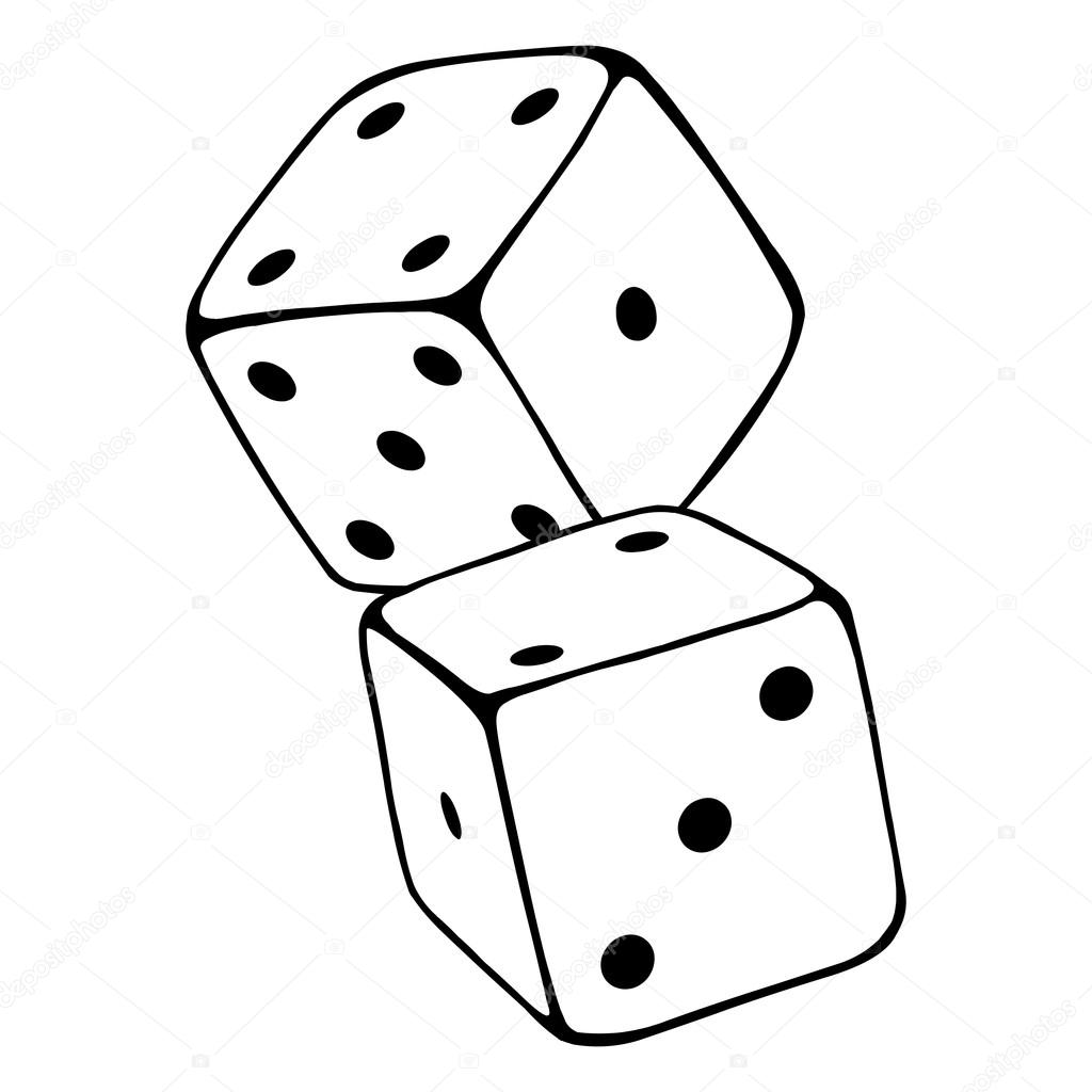 Cartoon Two Dices. Stock Vector Image by ©nikiteev #76737871
