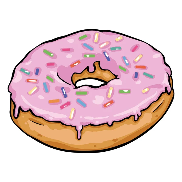 Dibujos animados solo dona — Archivo Imágenes Vectoriales © nikiteev ...