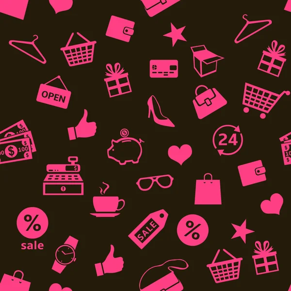 Shopping Pattern Background Stock Vector Image by ©nikiteev #88074096