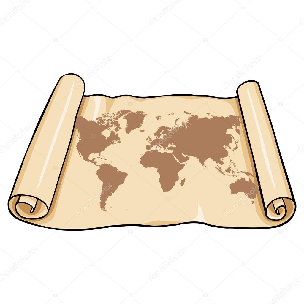Hand drawn world map Stock Vector by ©nikiteev 98895768