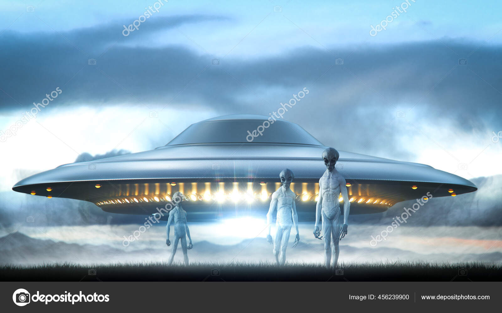 Alien Spacecraft Art