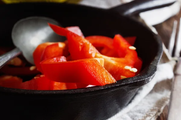 Slices of red paprika ⬇ Stock Photo, Image by © Saharosa39 #100866762